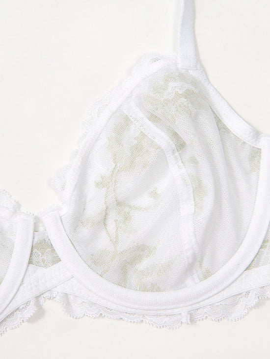 Eyelash Lace Demi Bra Sexy Bra Wingslove